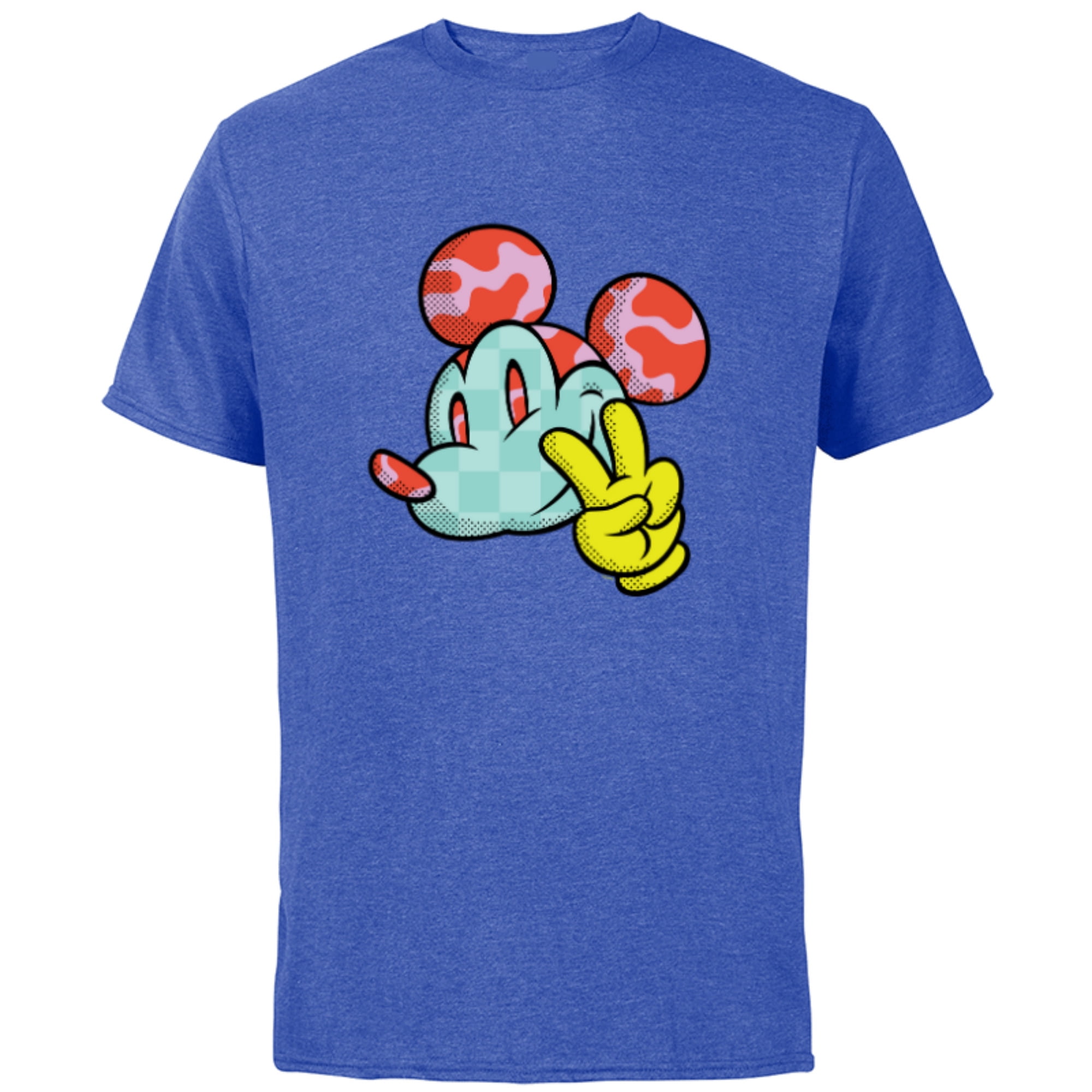 Disney Mickey Mouse Head and Hand Retro Pop Art - Short Sleeve Cotton T ...