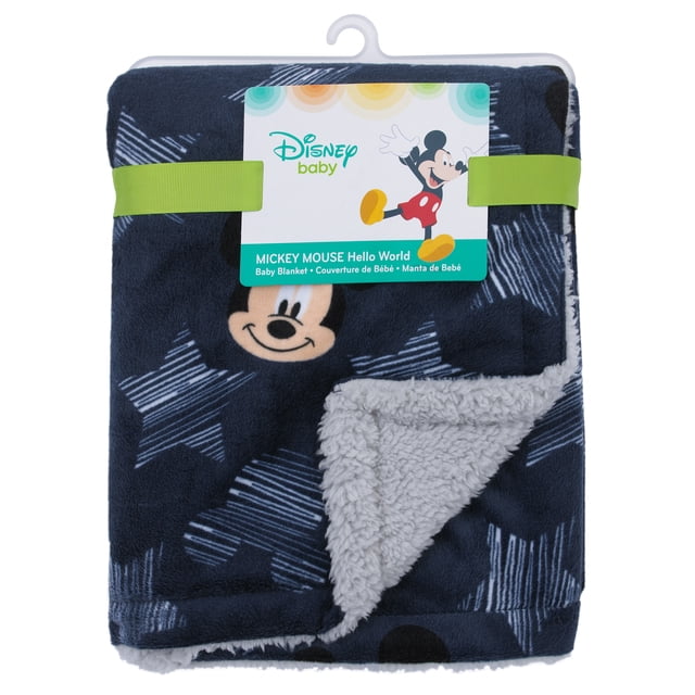 Disney Mickey Mouse Hello World Star/Icon Super Soft Double Sided ...