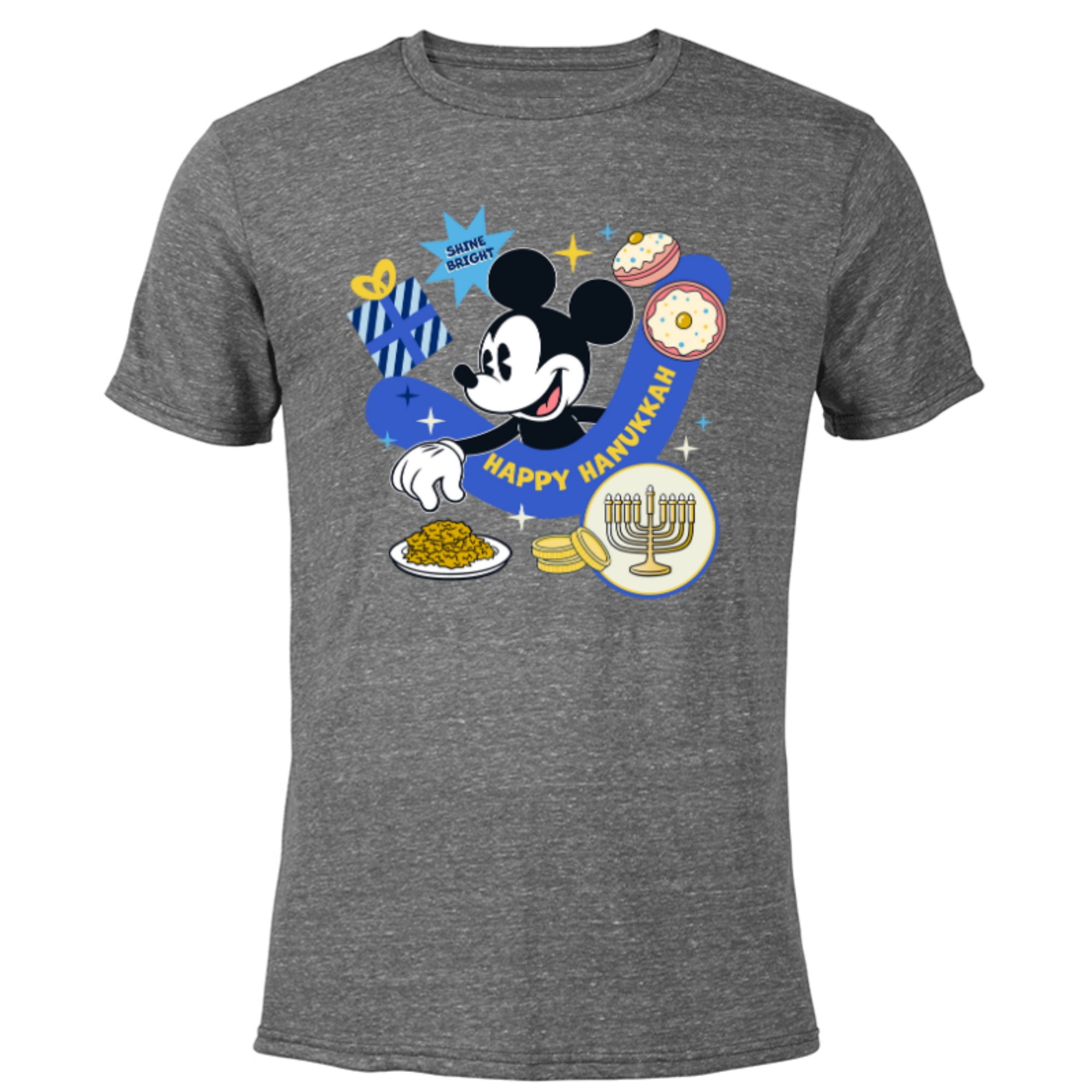 Disney Mickey Mouse Holiday Happy Hanukkah Shine Bright - Short Sleeve ...