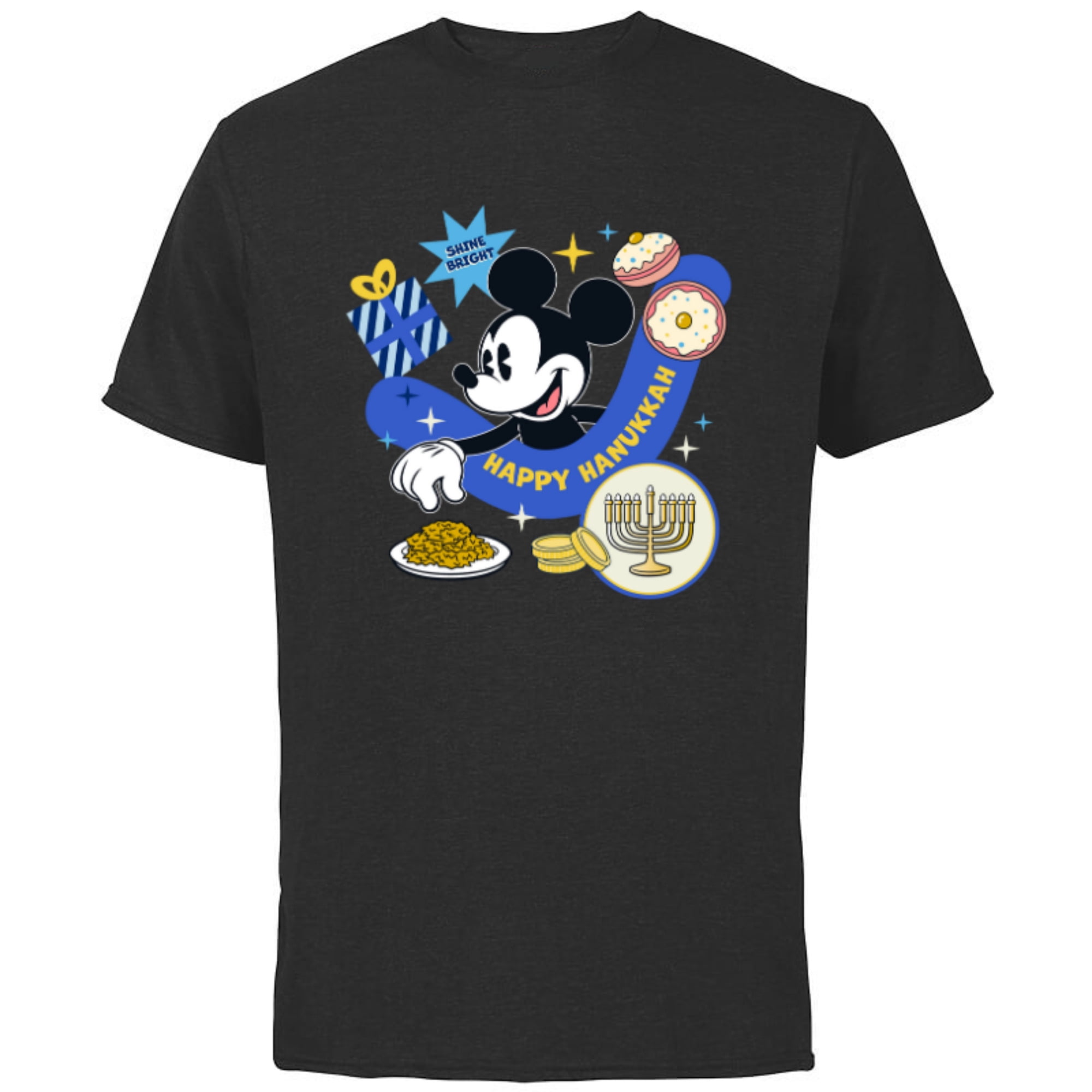 Disney Mickey Mouse Holiday Happy Hanukkah Shine Bright - Short Sleeve ...