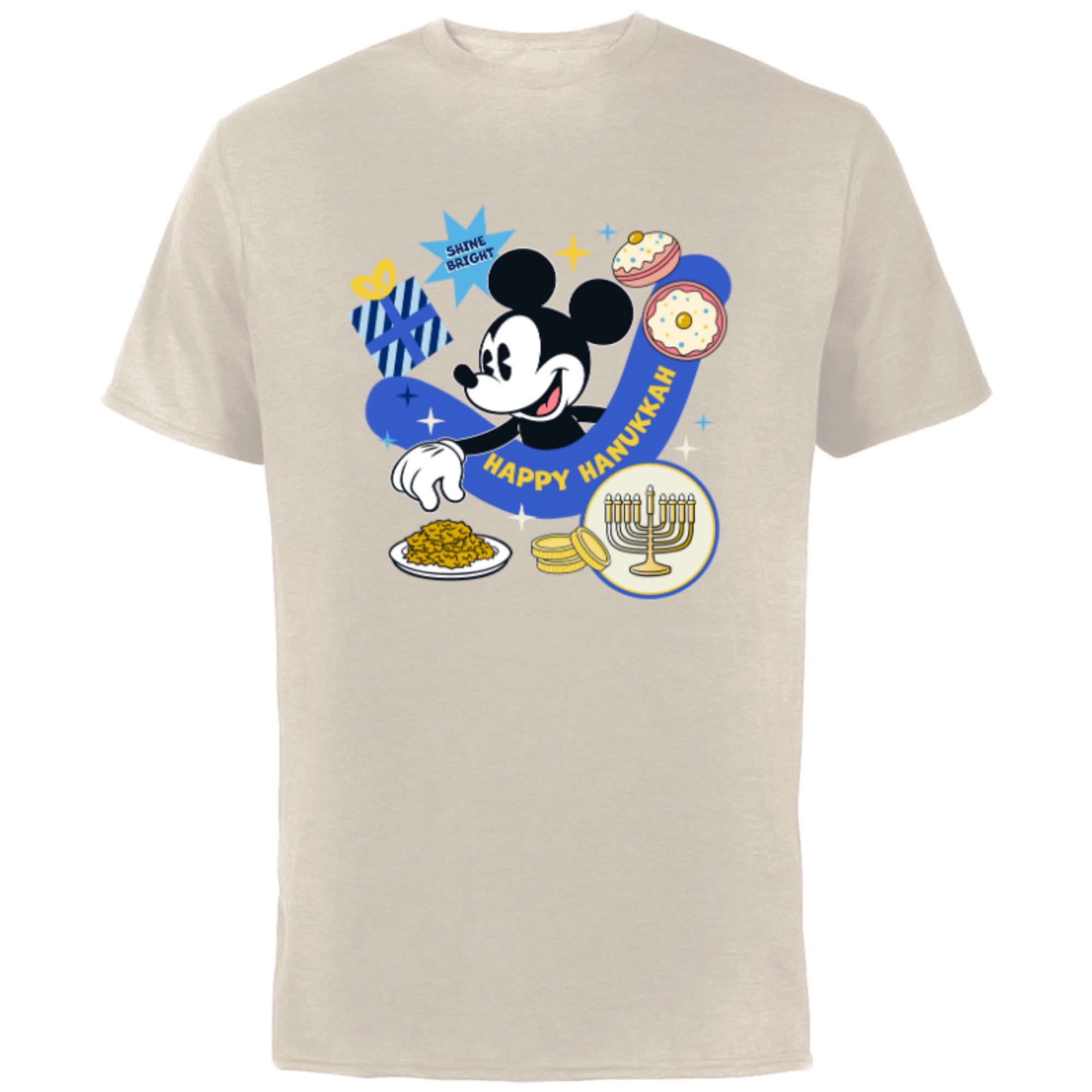 Disney Mickey Mouse Holiday Happy Hanukkah Shine Bright - Short Sleeve ...