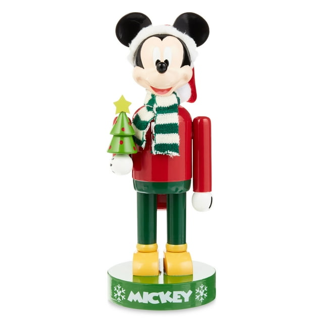 Disney, Mickey Mouse Holiday Nutcracker, 11 inces Tall, Red, Green ...