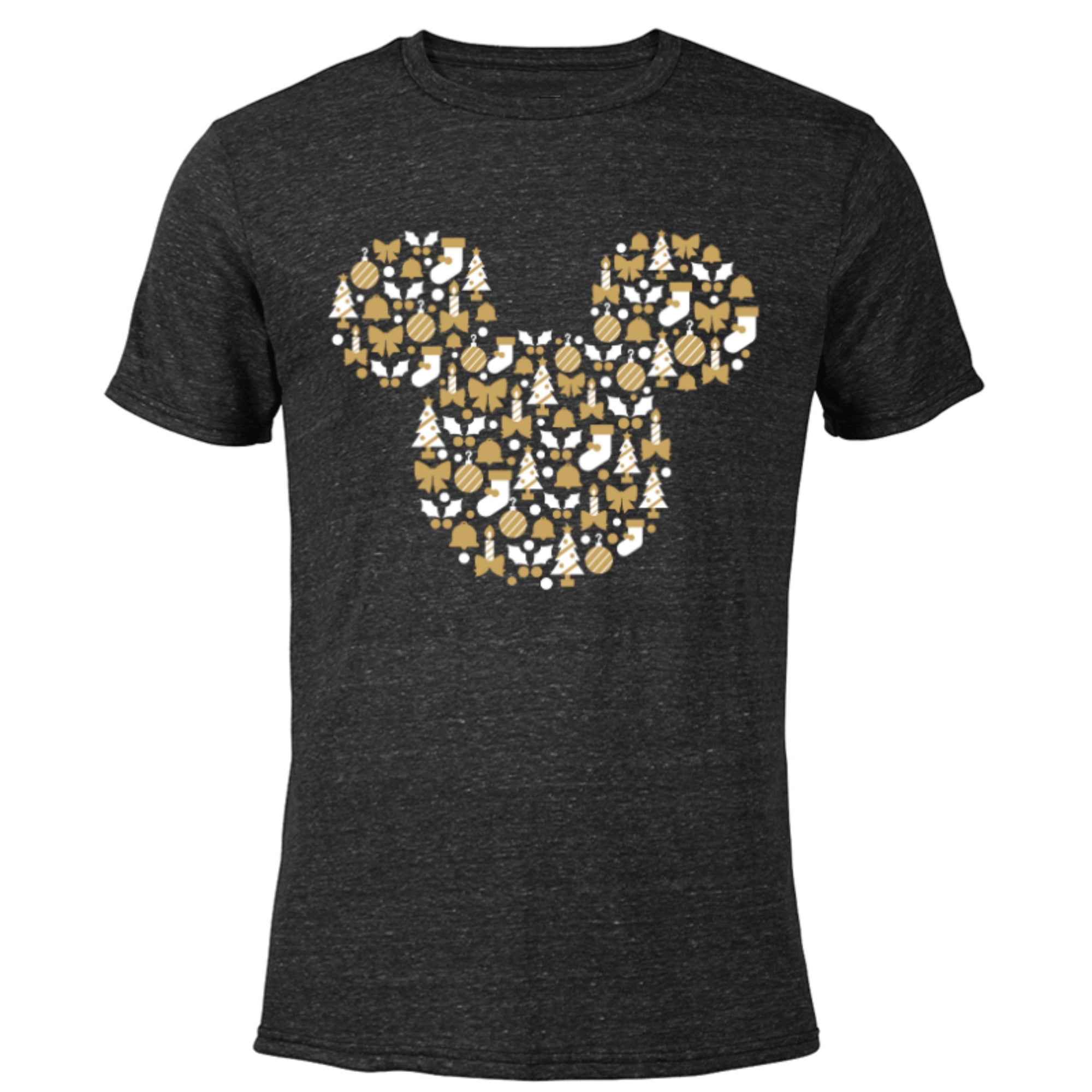 Disney Mickey Mouse Icon Holiday Cheer - Short Sleeve Blended T-Shirt ...
