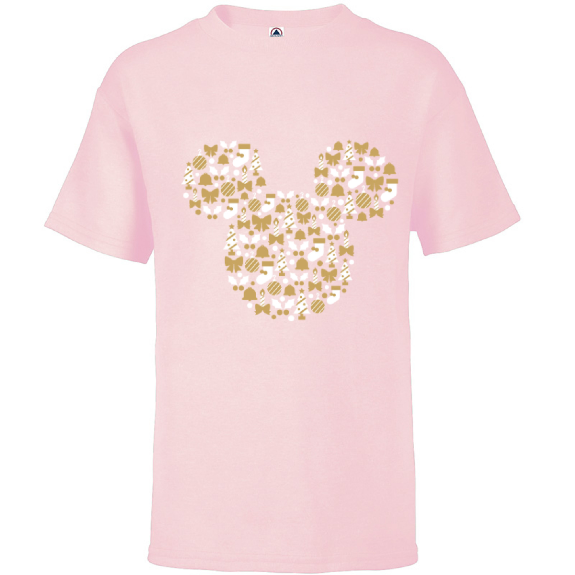 Disney Mickey Mouse Icon Holiday Cheer - Short Sleeve T-Shirt for Kids ...