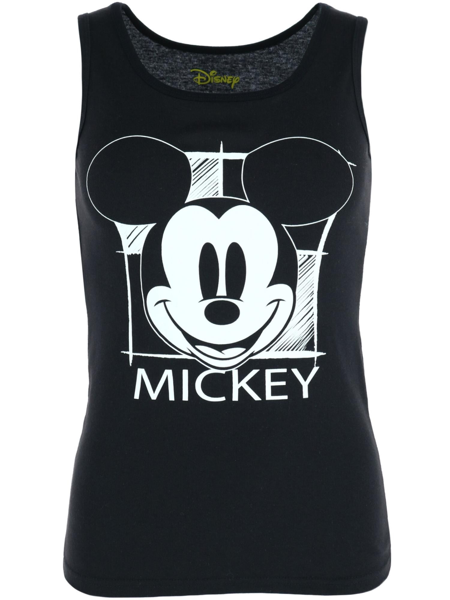 Disney Mickey Mouse Icon Junior Ladies Tank Top - Walmart.com
