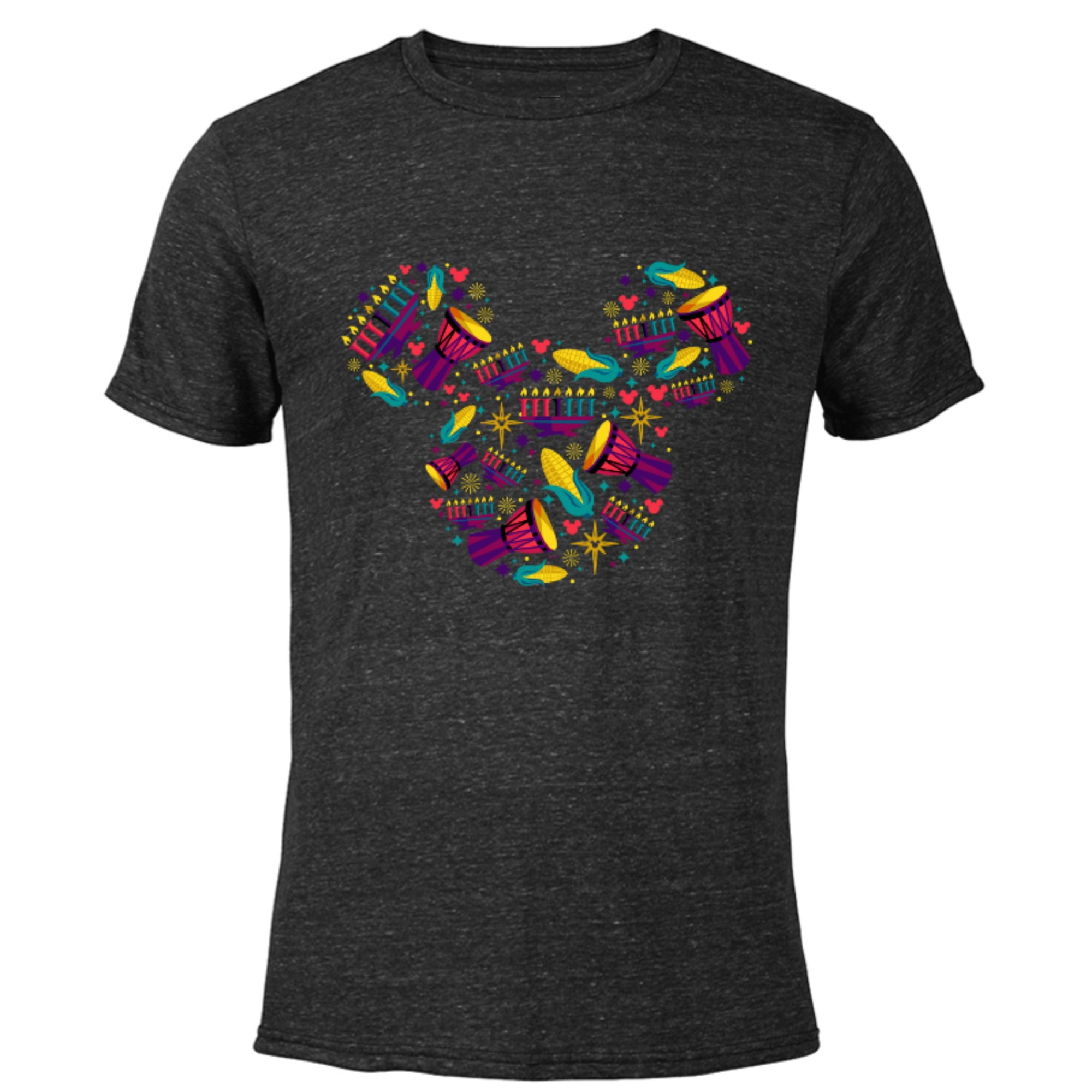 Disney Mickey Mouse Icon Kwanzaa - Short Sleeve Blended T-Shirt for ...