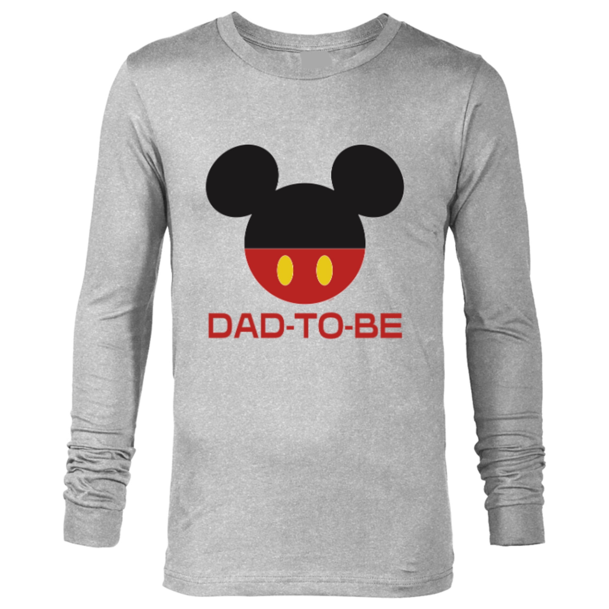 Disney Mickey Mouse Icon Shorts Dad-to-Be Father’s Day - Long Sleeve T ...
