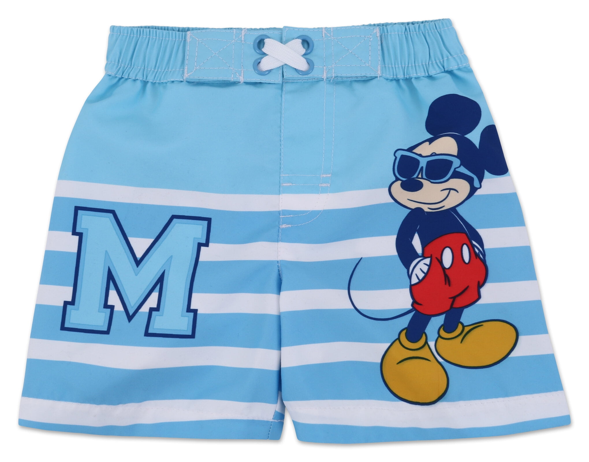 Disney Mickey Mouse Infant Baby Boys Swim Trunks Bathing Suit Blue 18 ...