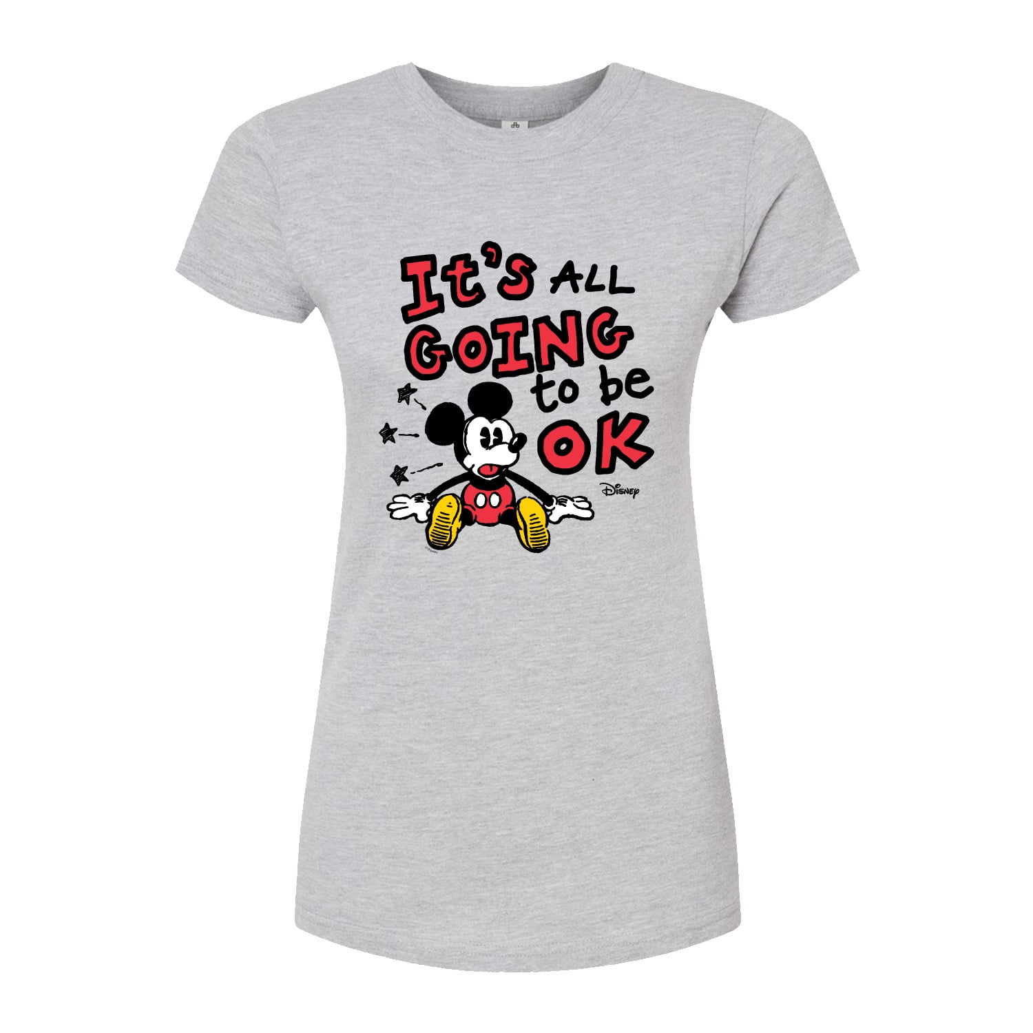 Disney - Mickey Mouse - It's All Going to be OK - Juniors Fitted ...