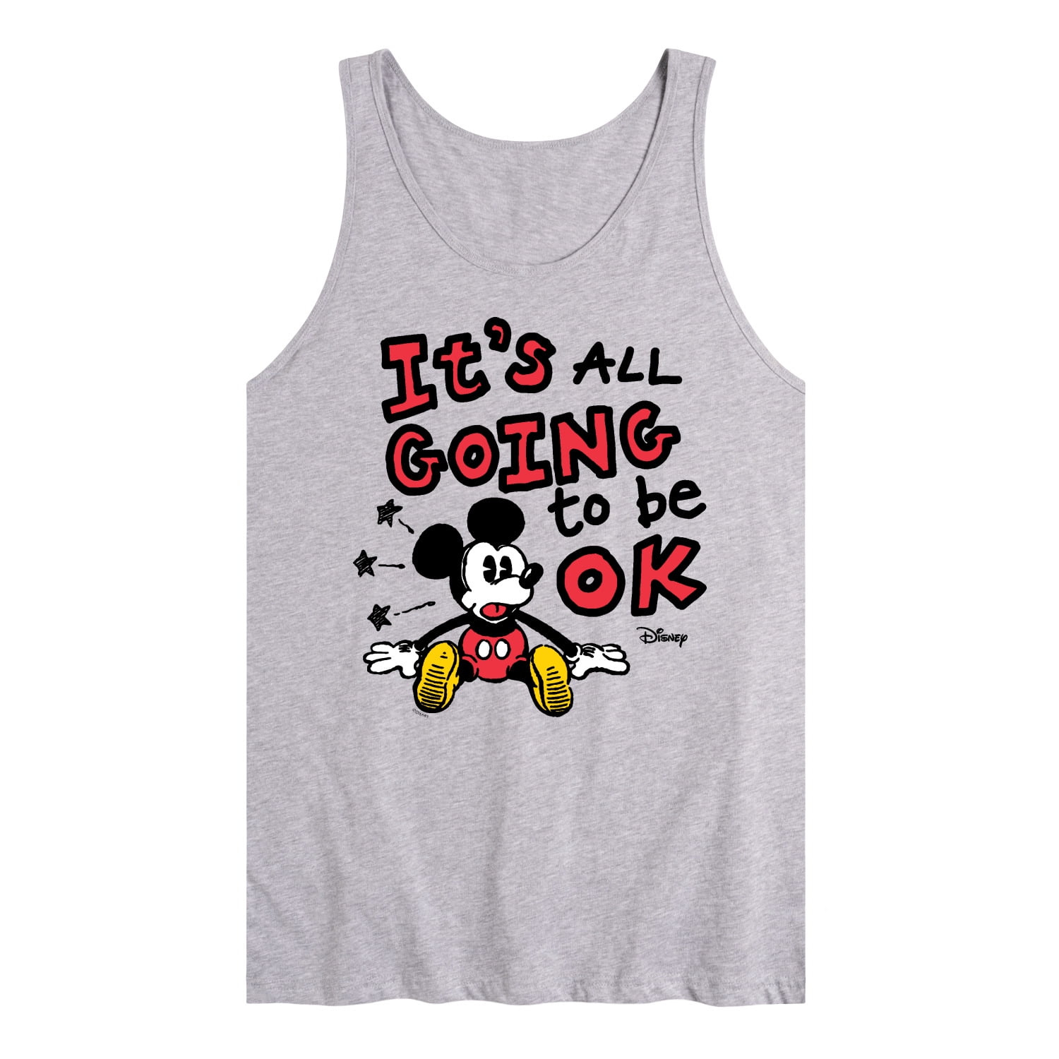 Disney - Mickey Mouse - It's All Going to be OK - Men's Jersey Tank Top ...