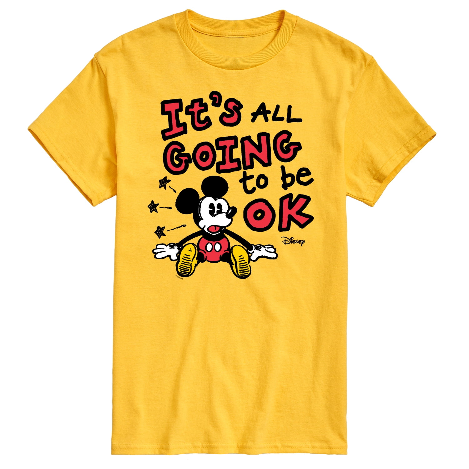Disney - Mickey Mouse - It's All Going to be OK - Men's Short Sleeve ...