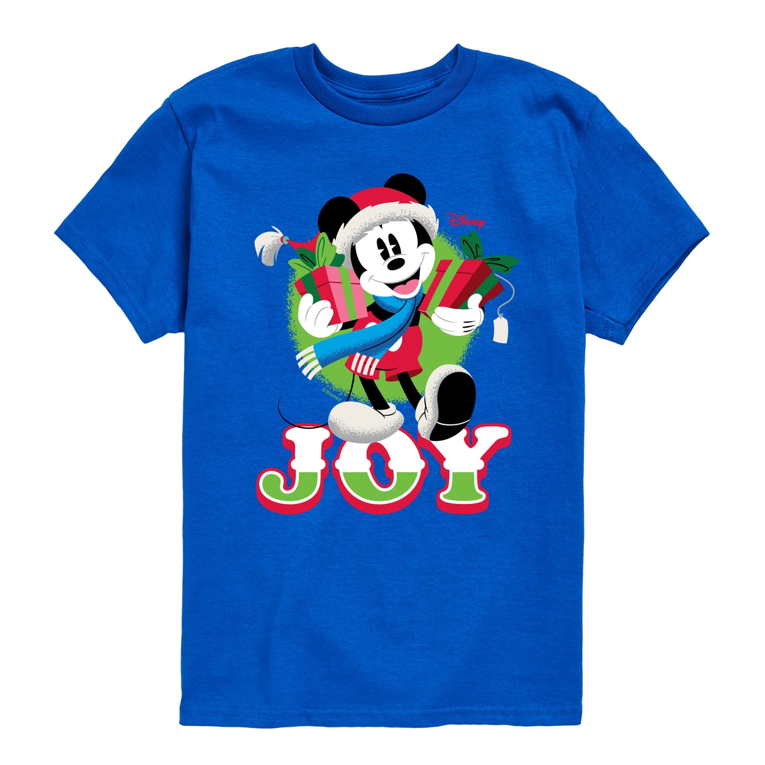 Disney - Mickey Mouse Joy Christmas - Toddler & Youth Short Sleeve ...