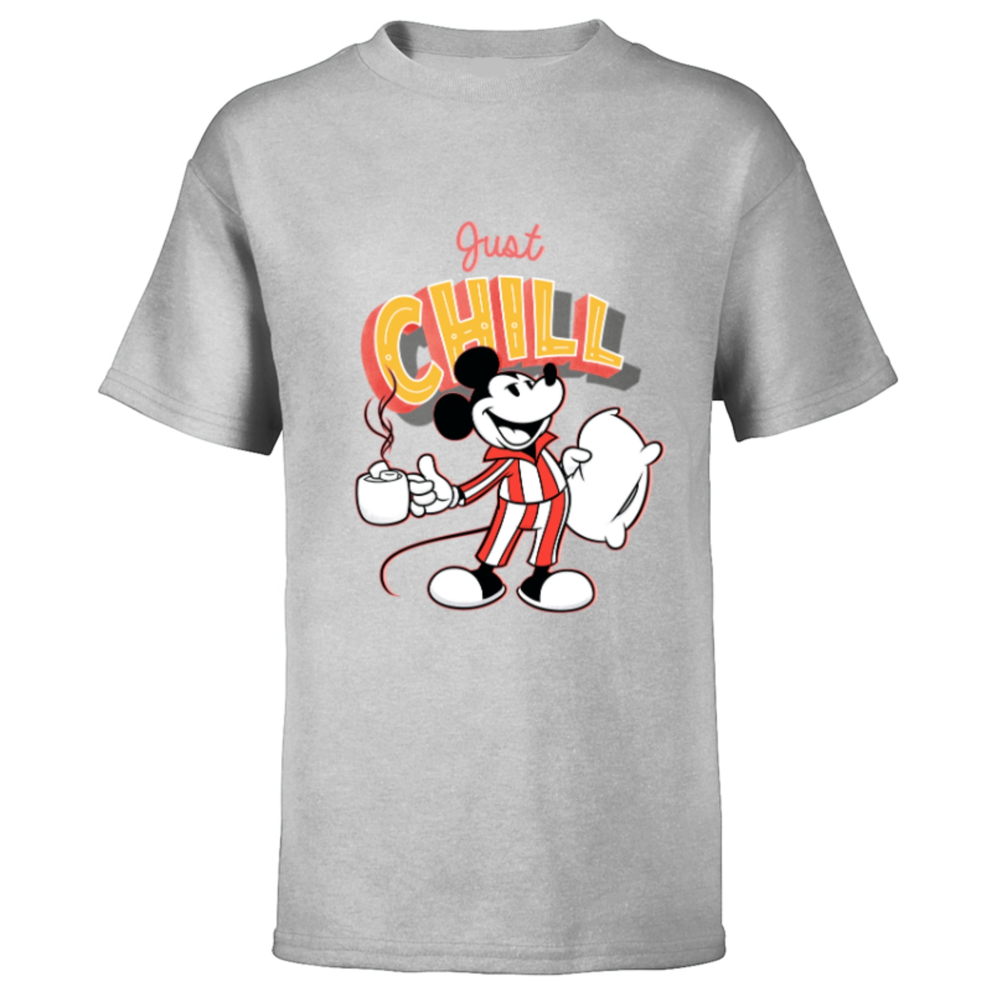 Disney Mickey Mouse Just Chill - Short Sleeve T-Shirt for Kids ...