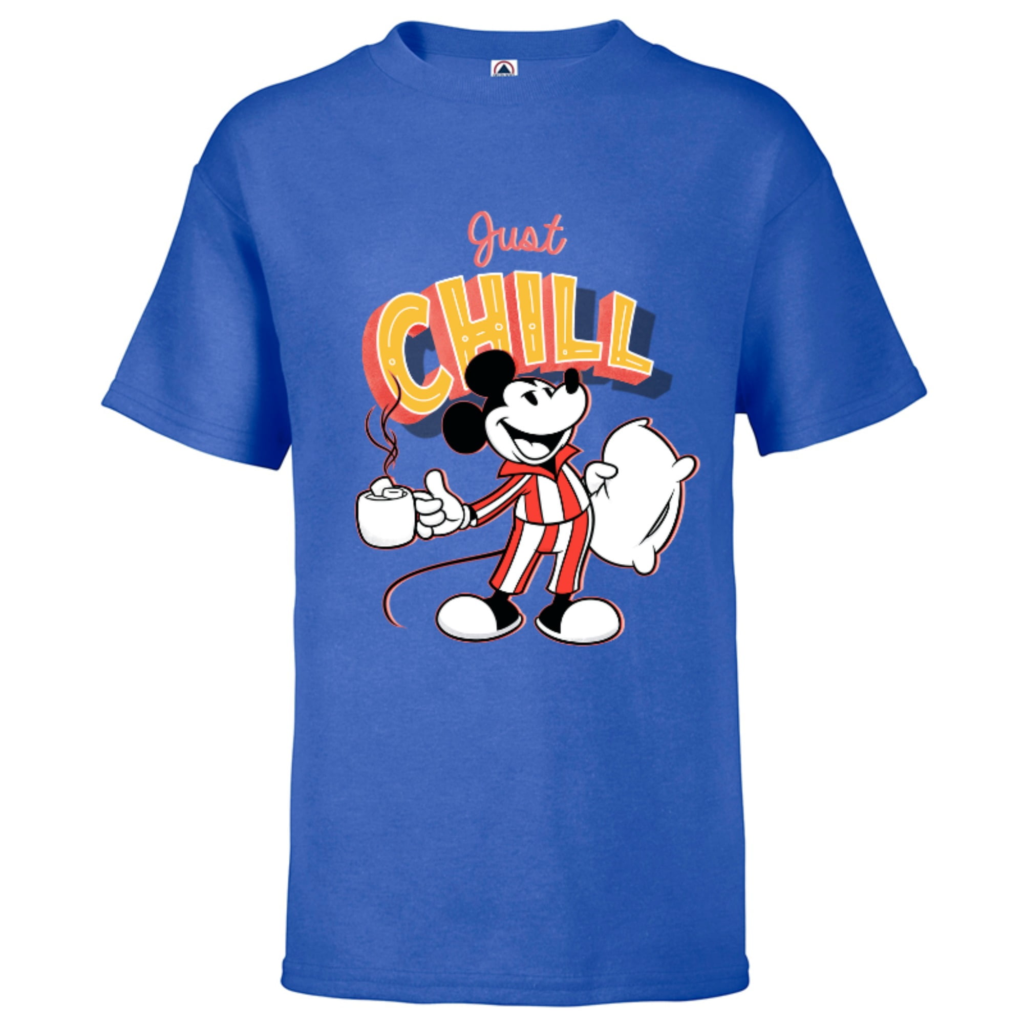 Disney Mickey Mouse Just Chill - Short Sleeve T-Shirt for Kids ...