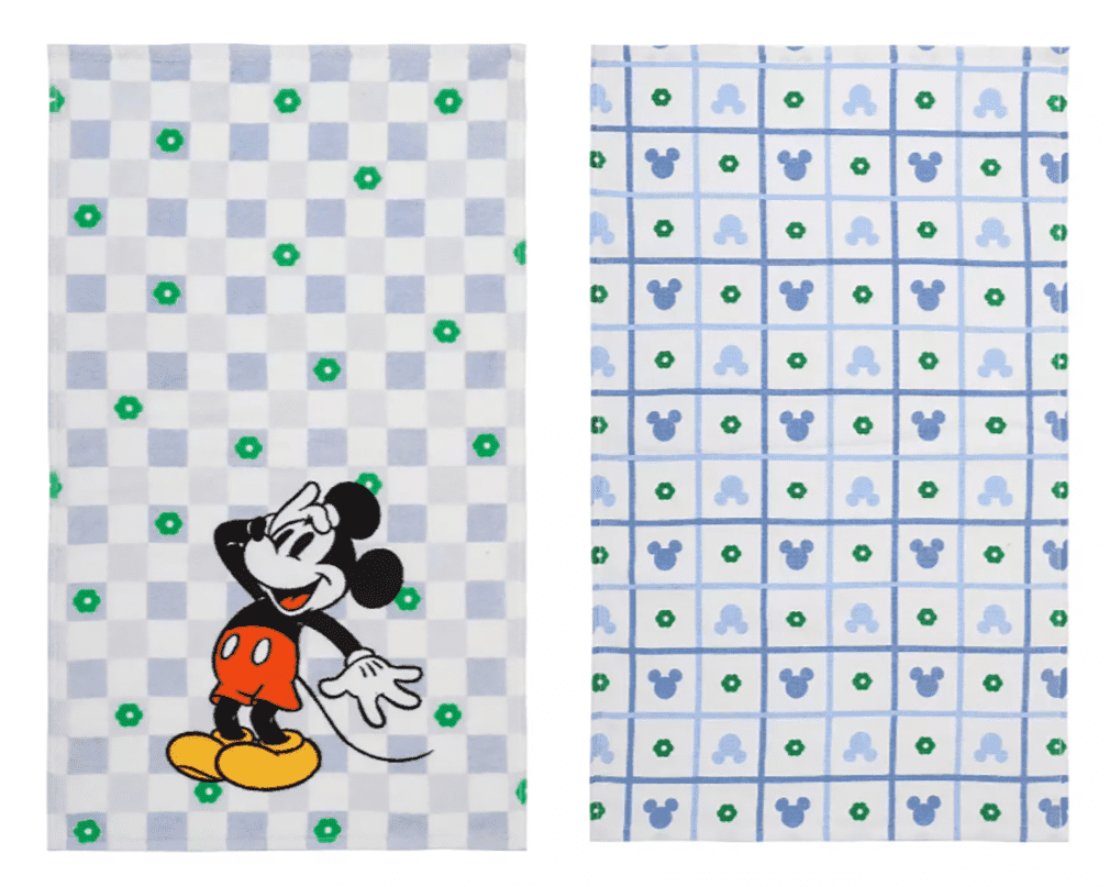Disney Mickey Mouse Kitchen Towels, Cotton, 15 x 26 inches, Spring ...