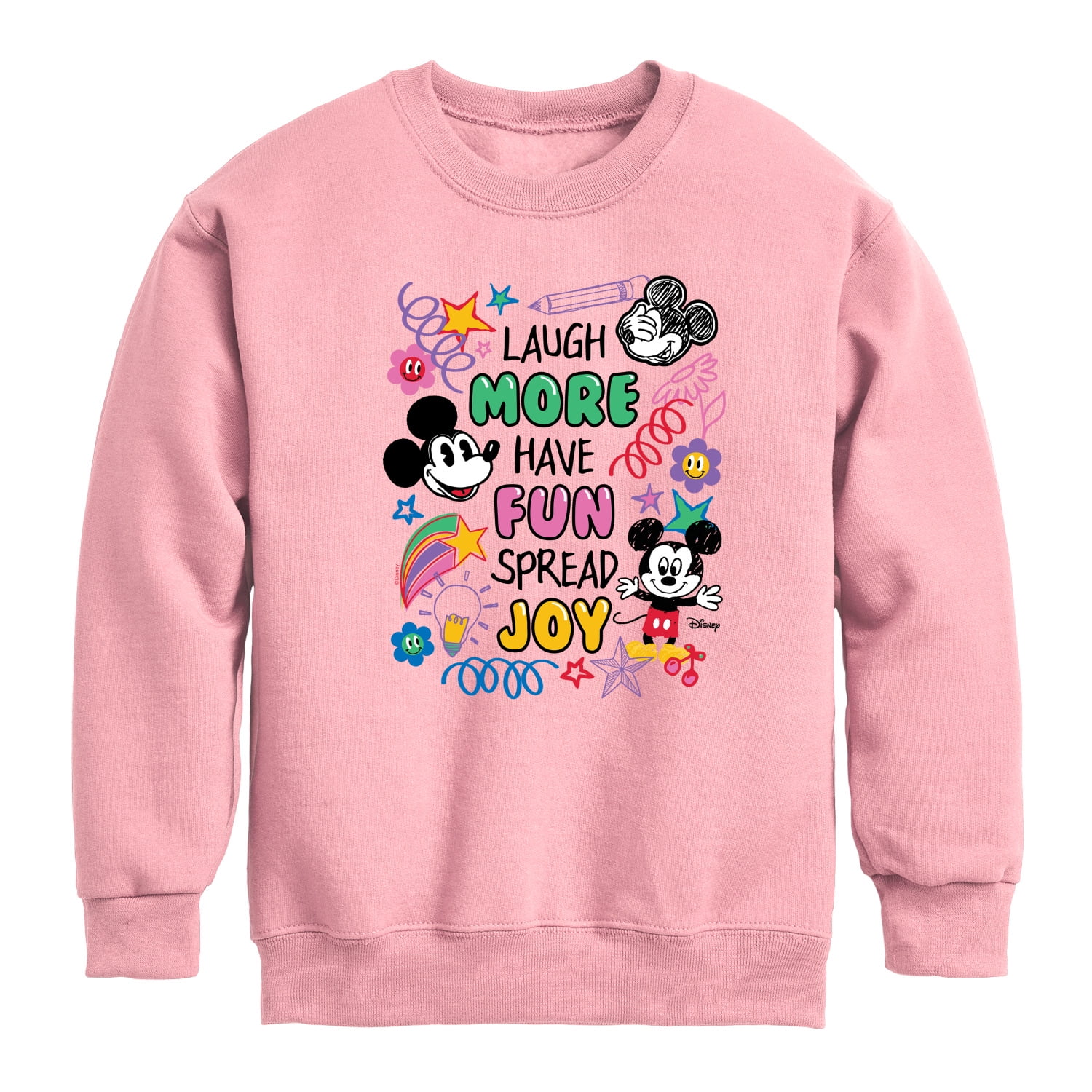 Disney - Mickey Mouse - Laugh More, Have Fun, Spread Joy - Youth ...
