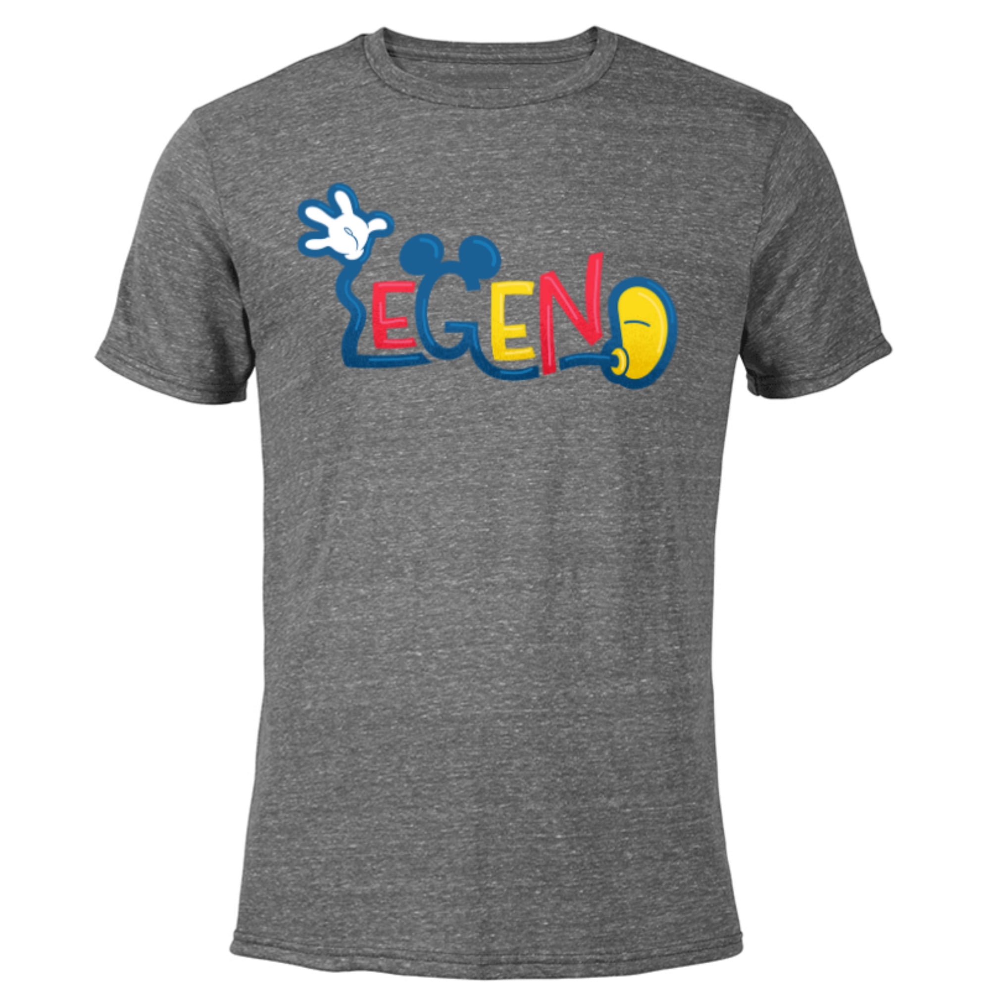 Disney Mickey Mouse Legend - Short Sleeve Blended T-Shirt for Adults ...