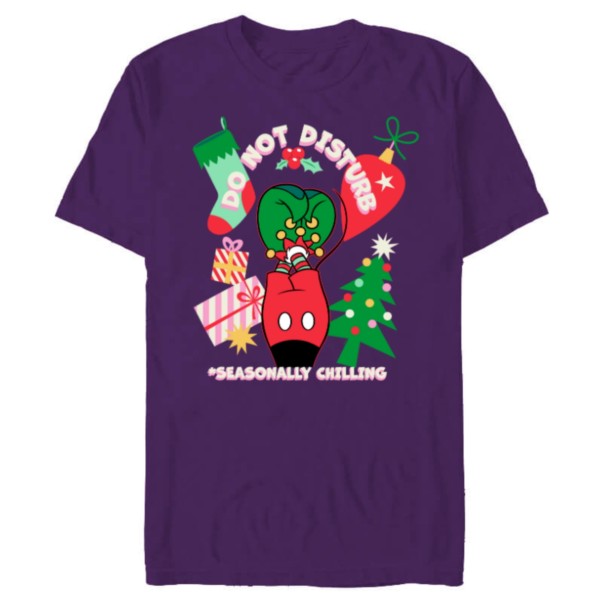 Disney Mickey Mouse Legs Christmas Chilling Do Not Disturb - Short ...