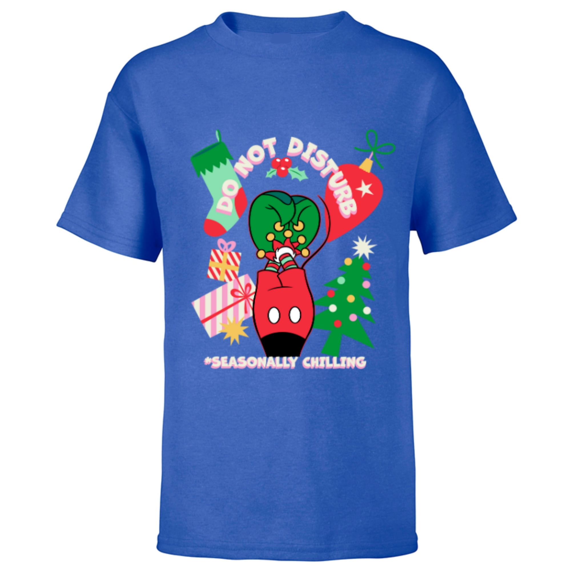 Disney Mickey Mouse Legs Christmas Chilling Do Not Disturb - Short ...