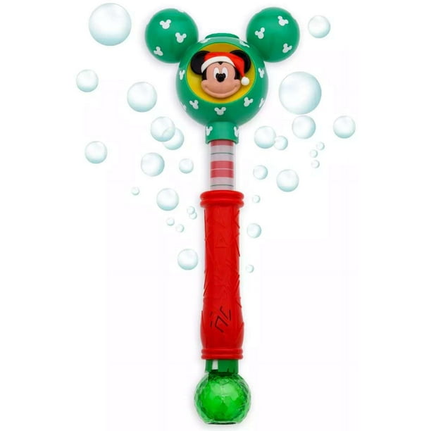 Disney Mickey Mouse Light & Sound Holiday Bubble Wand - Walmart ...