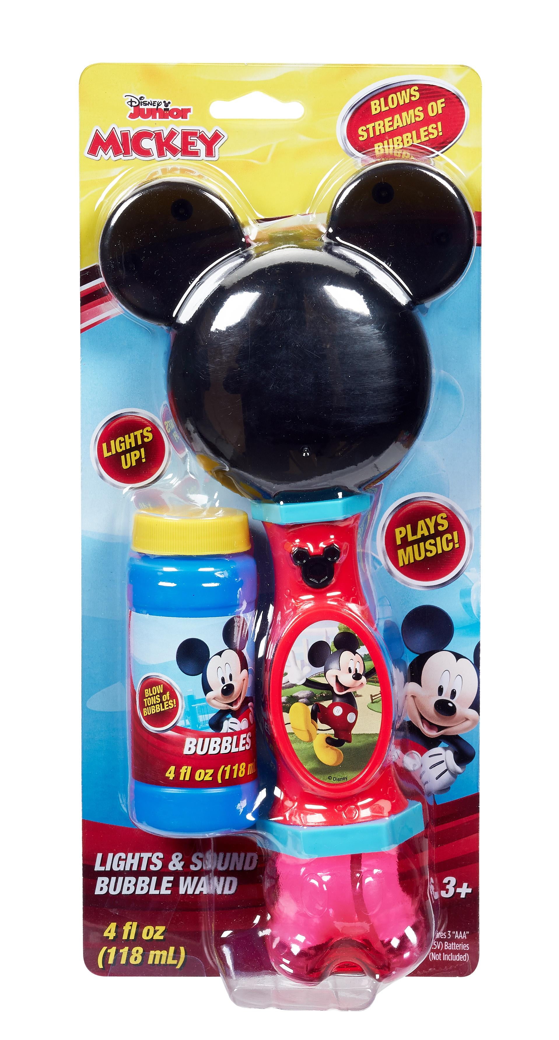 Disney Mickey Mouse Light and Sound Bubble Wand with 4oz Bubble ...