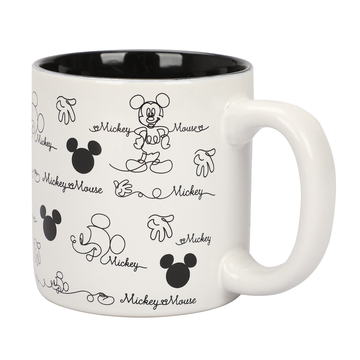 Disney Mickey Mouse Line Art & Hidden Mickey All Over Print 16 Oz ...