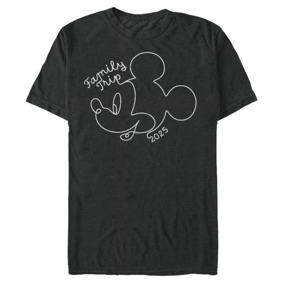 Disney Mickey Mouse Line Drawing Family Trip Vacation 2025 - Short ...