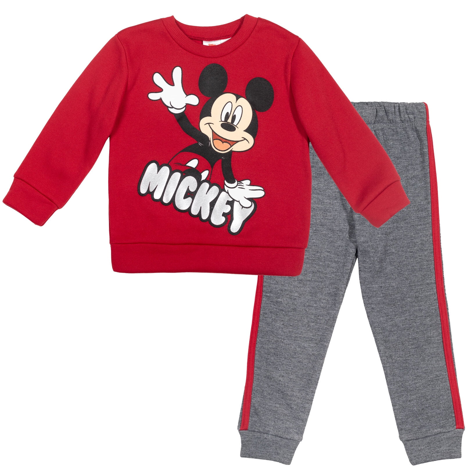 Disney Mickey Mouse Toddler Baby Sweatshirt & Jogger Pants Outfit ...