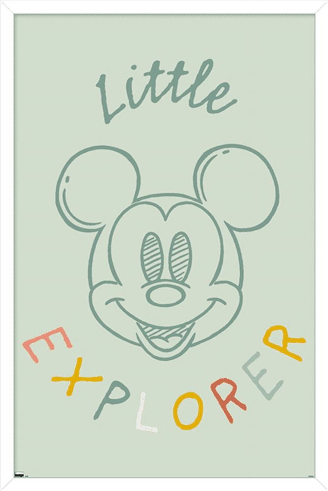 Disney Mickey Mouse - Little Explorer Wall Poster, 14.725" x 22.375 ...