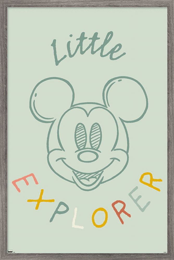 Disney Mickey Mouse - Little Explorer Wall Poster, 14.725" x 22.375 ...