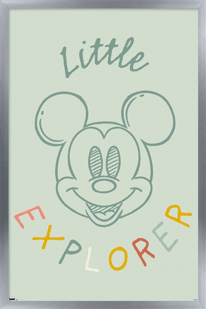 Disney Mickey Mouse - Little Explorer Wall Poster, 14.725" x 22.375 ...