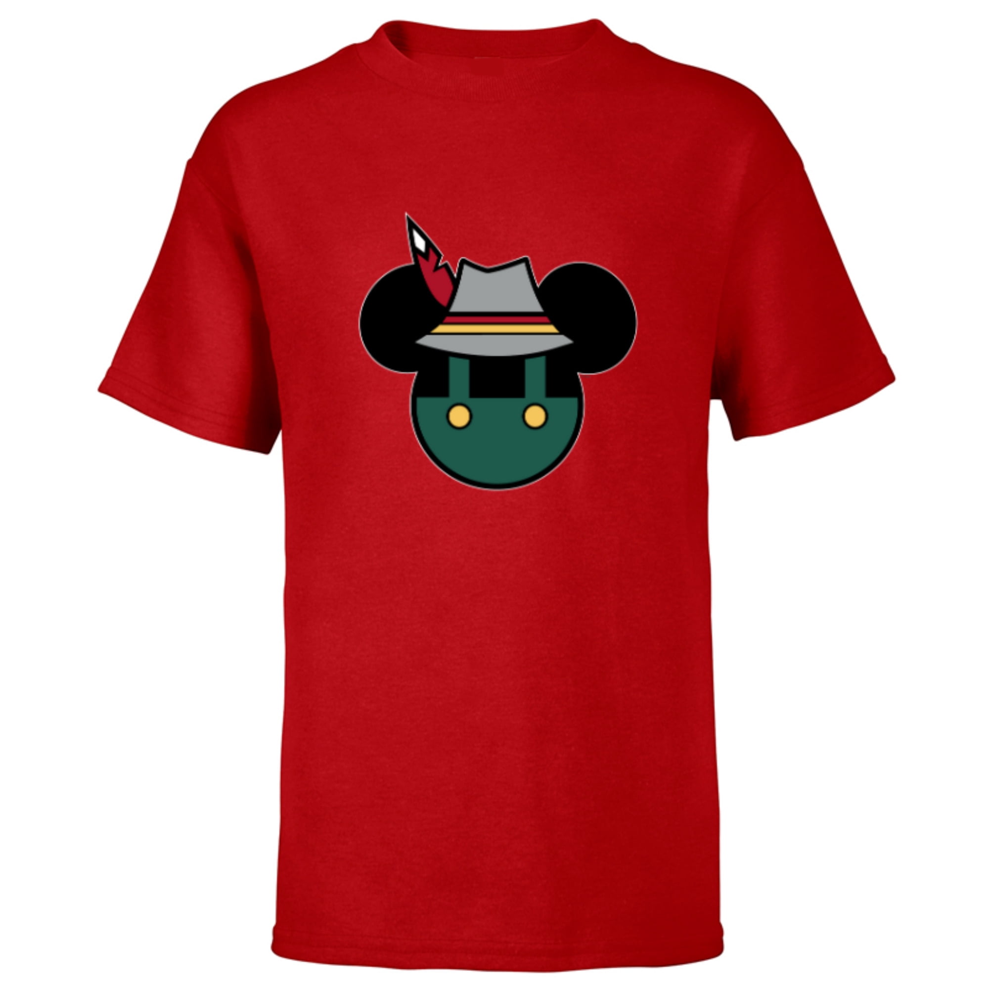 Disney Mickey Mouse Logo Oktoberfest German Hat & Lederhosen - Short ...