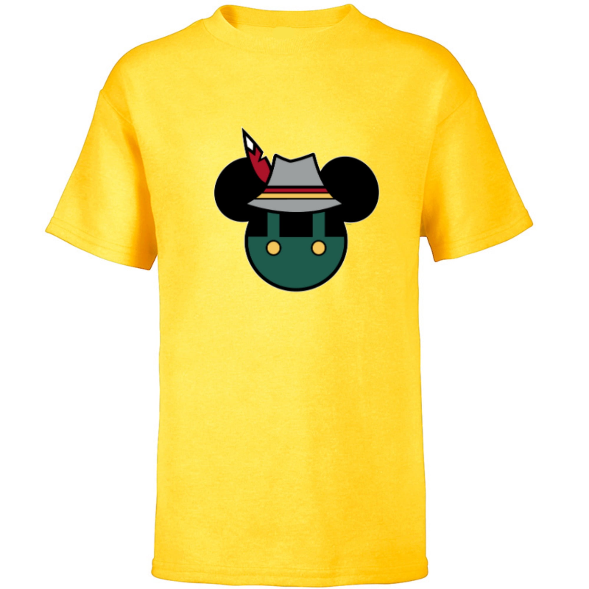 Disney Mickey Mouse Logo Oktoberfest German Hat & Lederhosen - Short ...