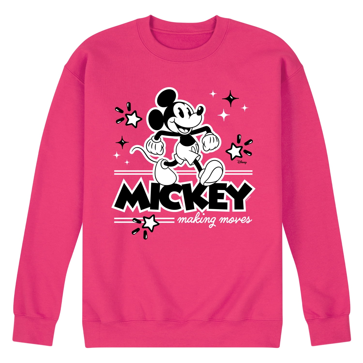 Disney - Mickey Mouse - Making Moves - Men's Crew Neck Fleece Pullover ...