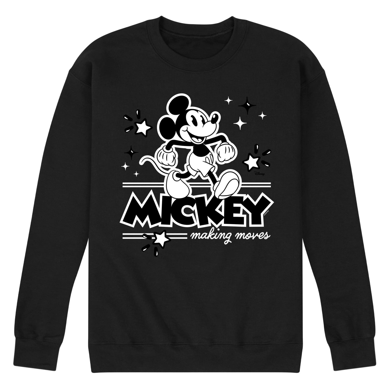 Disney - Mickey Mouse - Making Moves - Men's Crew Neck Fleece Pullover ...