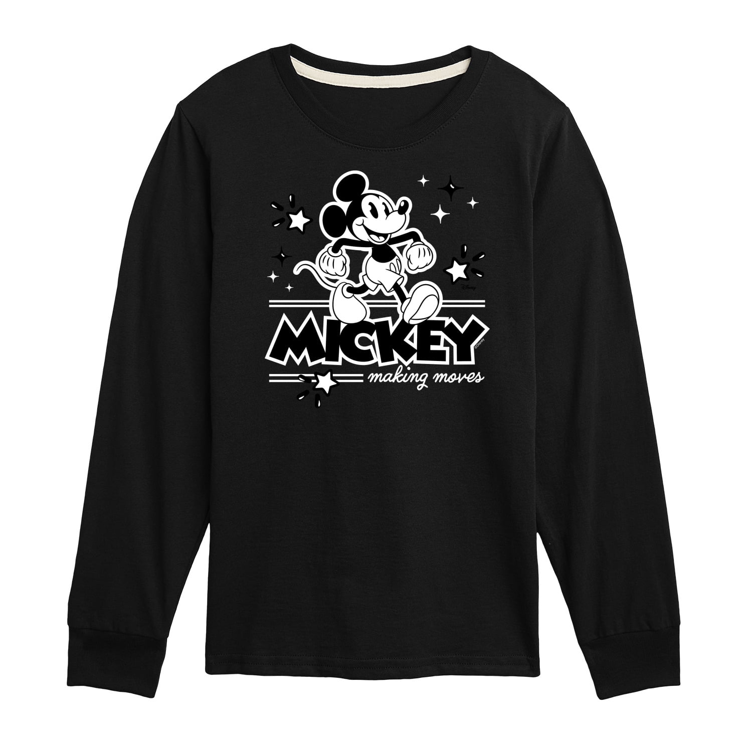 Disney - Mickey Mouse Making Moves - Youth Long Sleeve Graphic T-Shirt ...