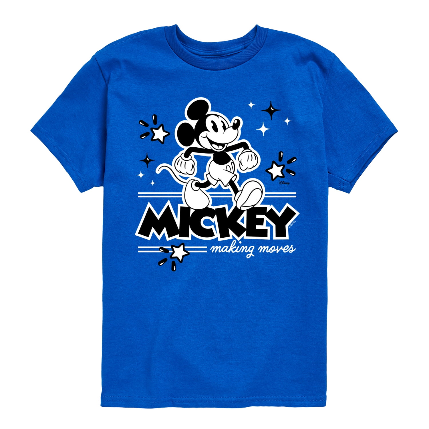 Disney - Mickey Mouse Making Moves - Youth Short Sleeve Graphic T-Shirt ...