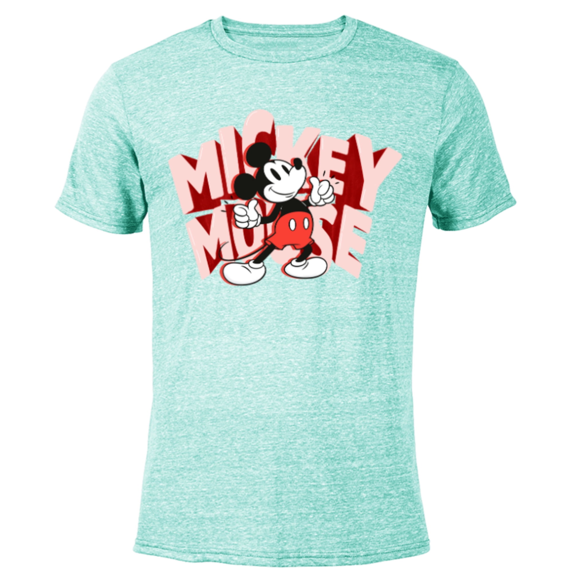 Disney Mickey Mouse Marquee Lettering - Short Sleeve Blended T-Shirt ...