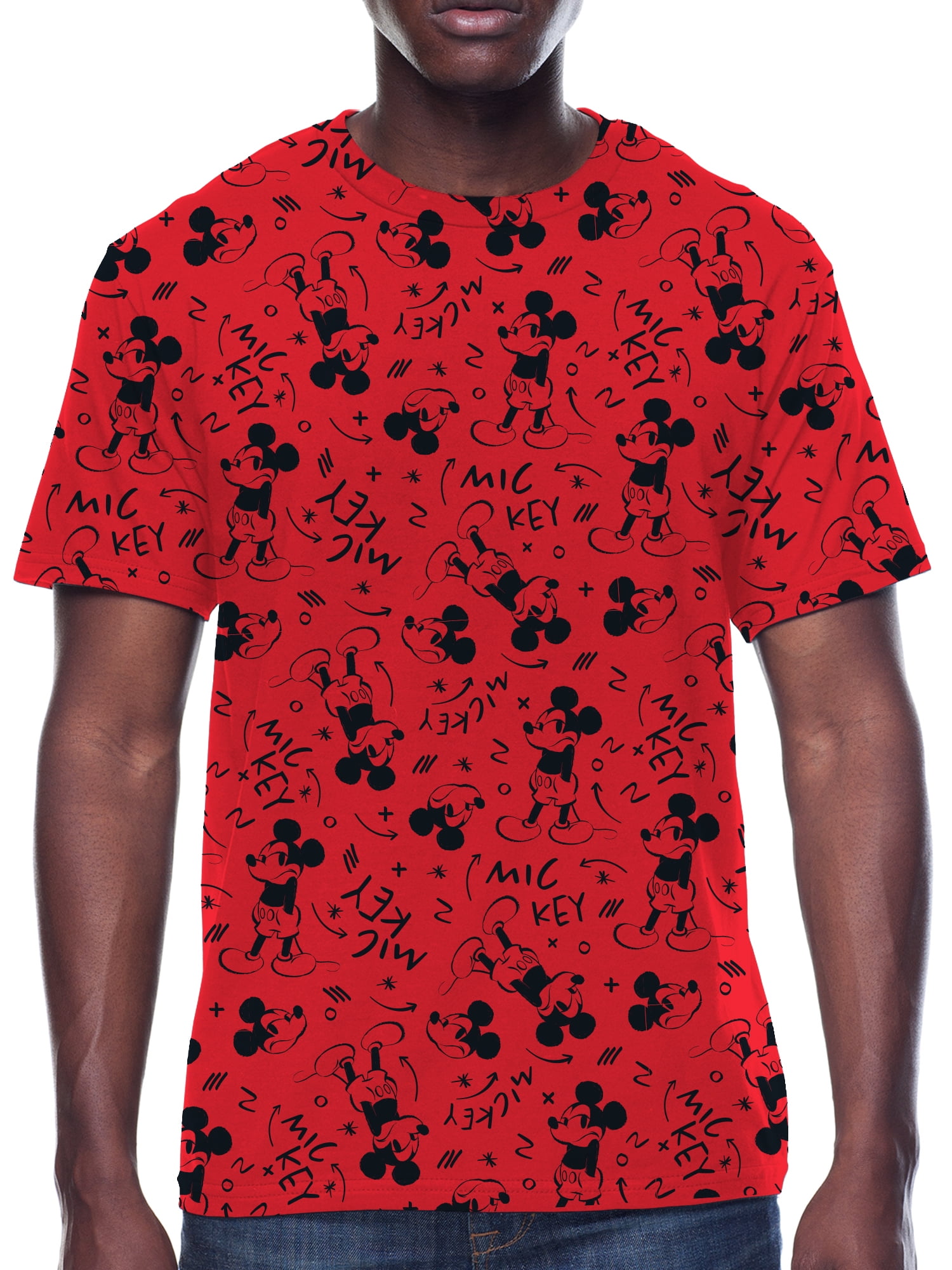 Disney Mickey Mouse Graphic Tee - Mickey Design - Sizes S-3XL - Walmart.com