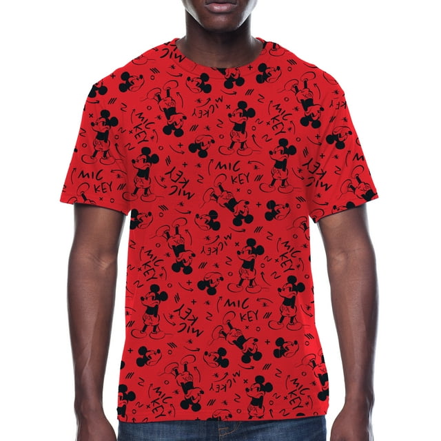 Disney Mickey Mouse Graphic Tee - Mickey Design - Sizes S-3XL - Walmart.com