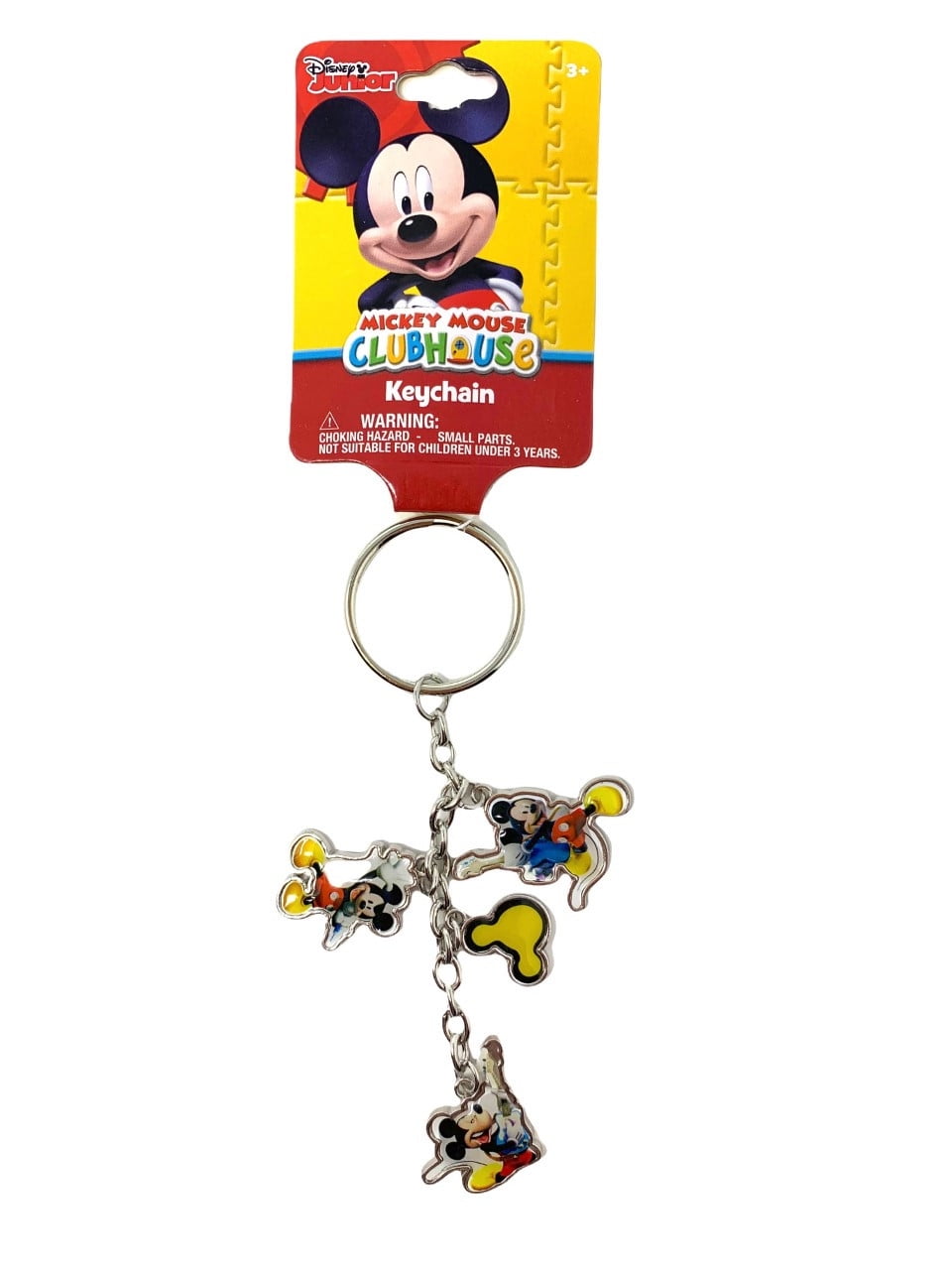 Disney Mickey Mouse Metal 4 Charm Dangle Keychain - Walmart.com