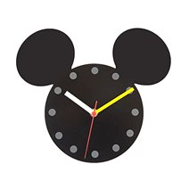 Disney Mickey & Minnie Mouse Shaped Deco Wall Clock - Walmart.com