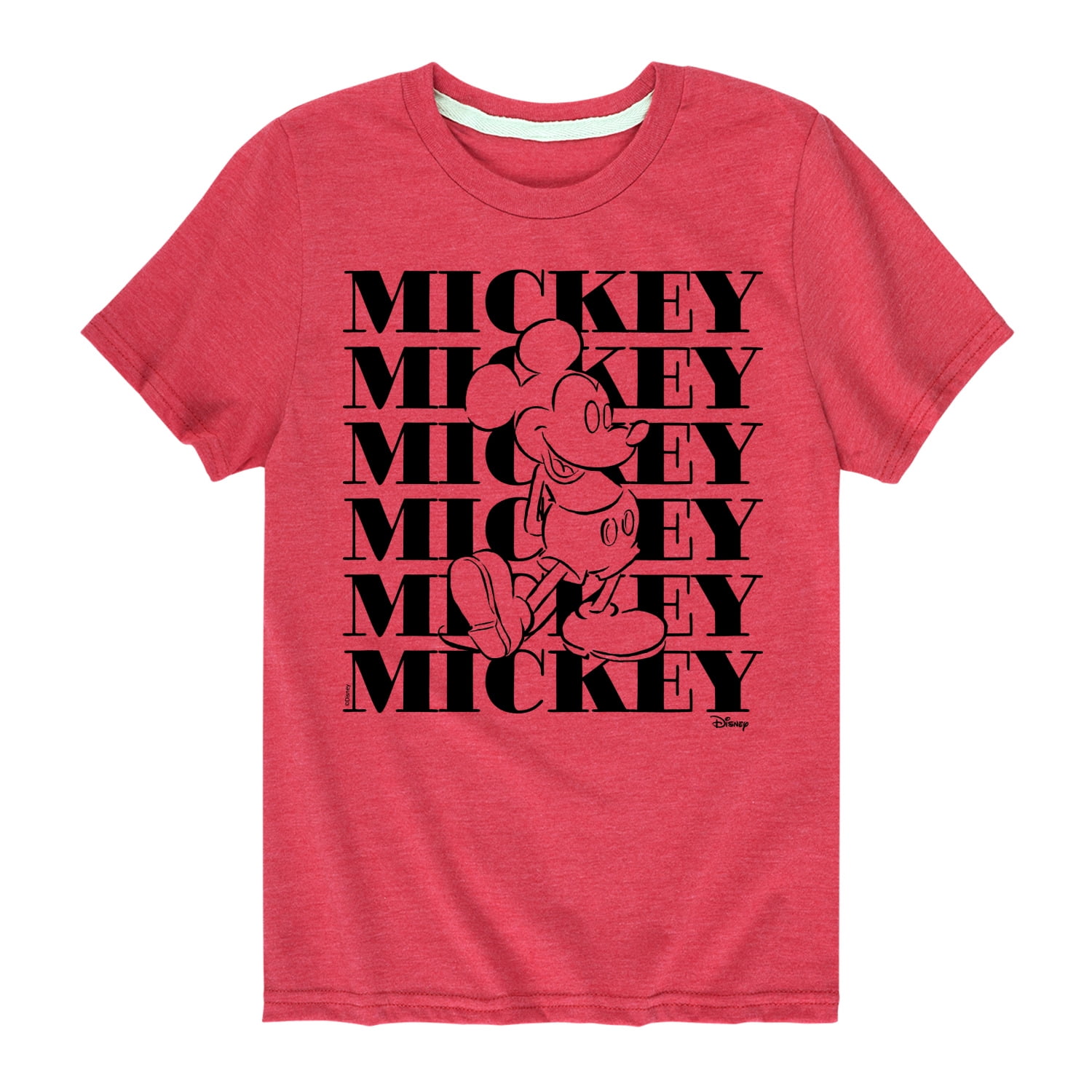 Disney - Mickey Mouse - Mickey Cheer - Youth Short Sleeve Graphic T ...
