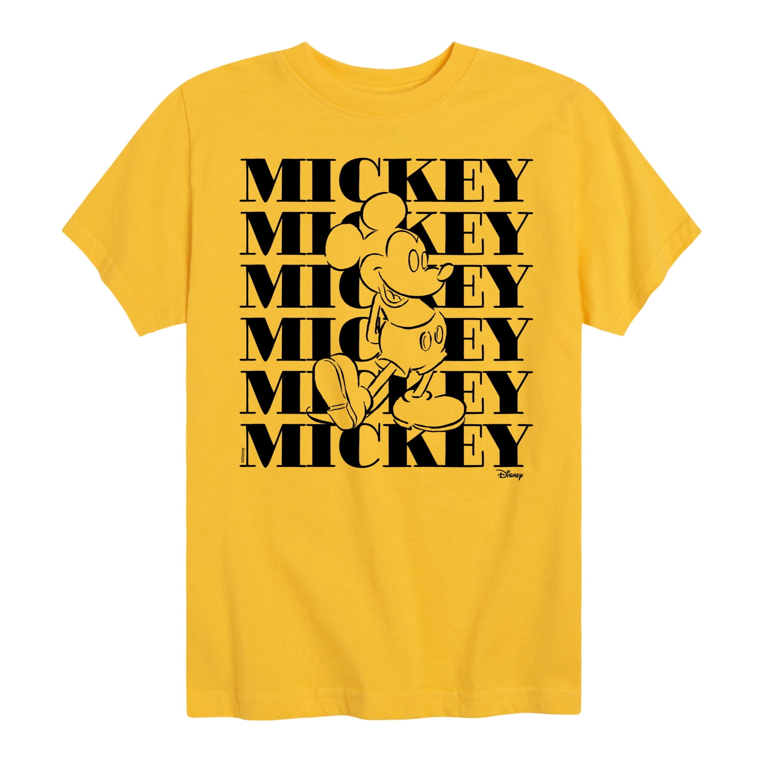 Disney - Mickey Mouse - Mickey Cheer - Youth Short Sleeve Graphic T ...