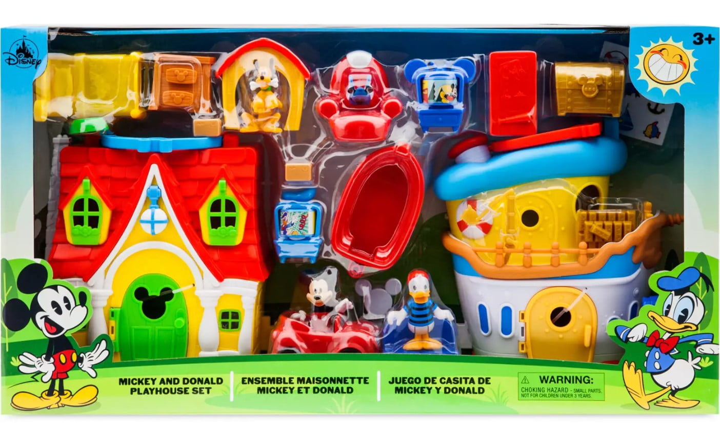 Disney Mickey Mouse Mickey & Donald Playhouse Playset - Walmart.com