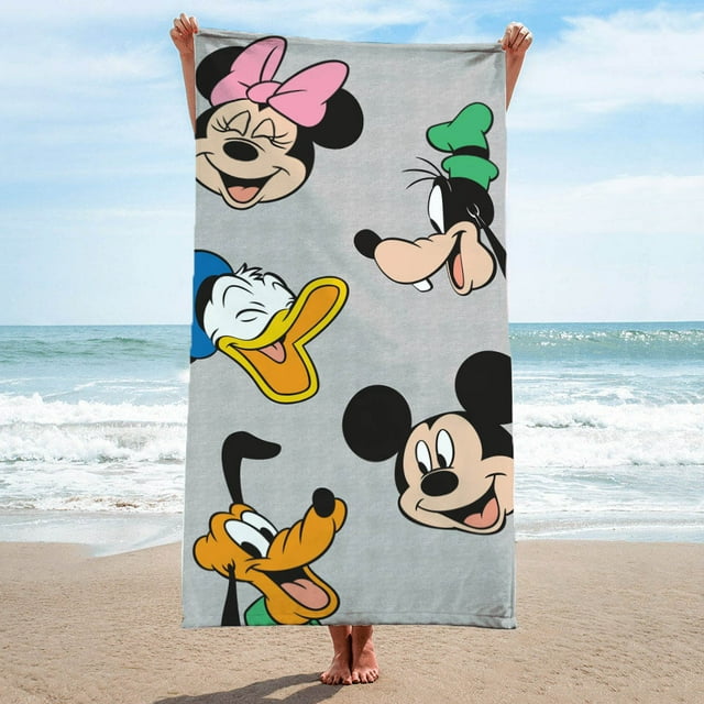 Disney Mickey Mouse Mickey & Friends Standard Beach Towel - Walmart.com