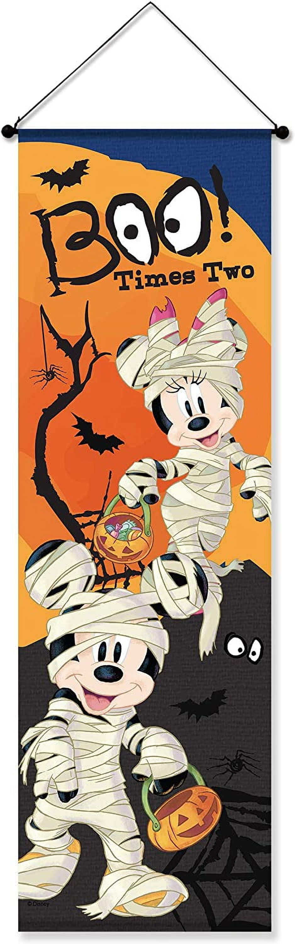 Disney Mickey Mouse and Minnie Mouse, Boo Times Two Outdoor Banner 15 ...