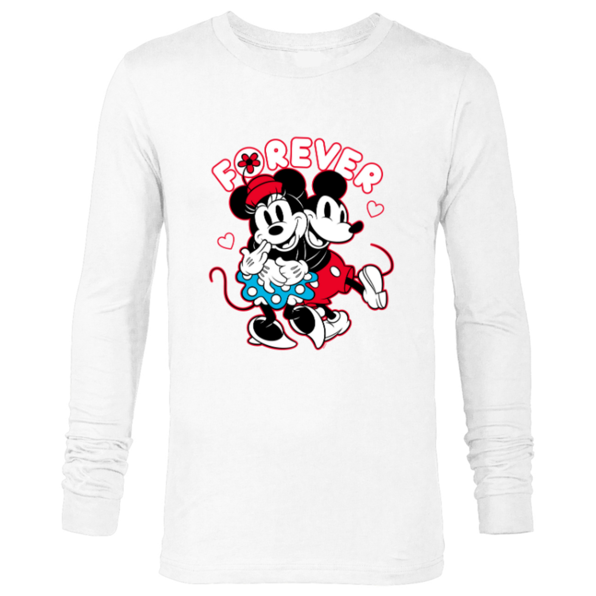 Disney Mickey Mouse Minnie Mouse Love Forever Valentine’s - Long Sleeve ...