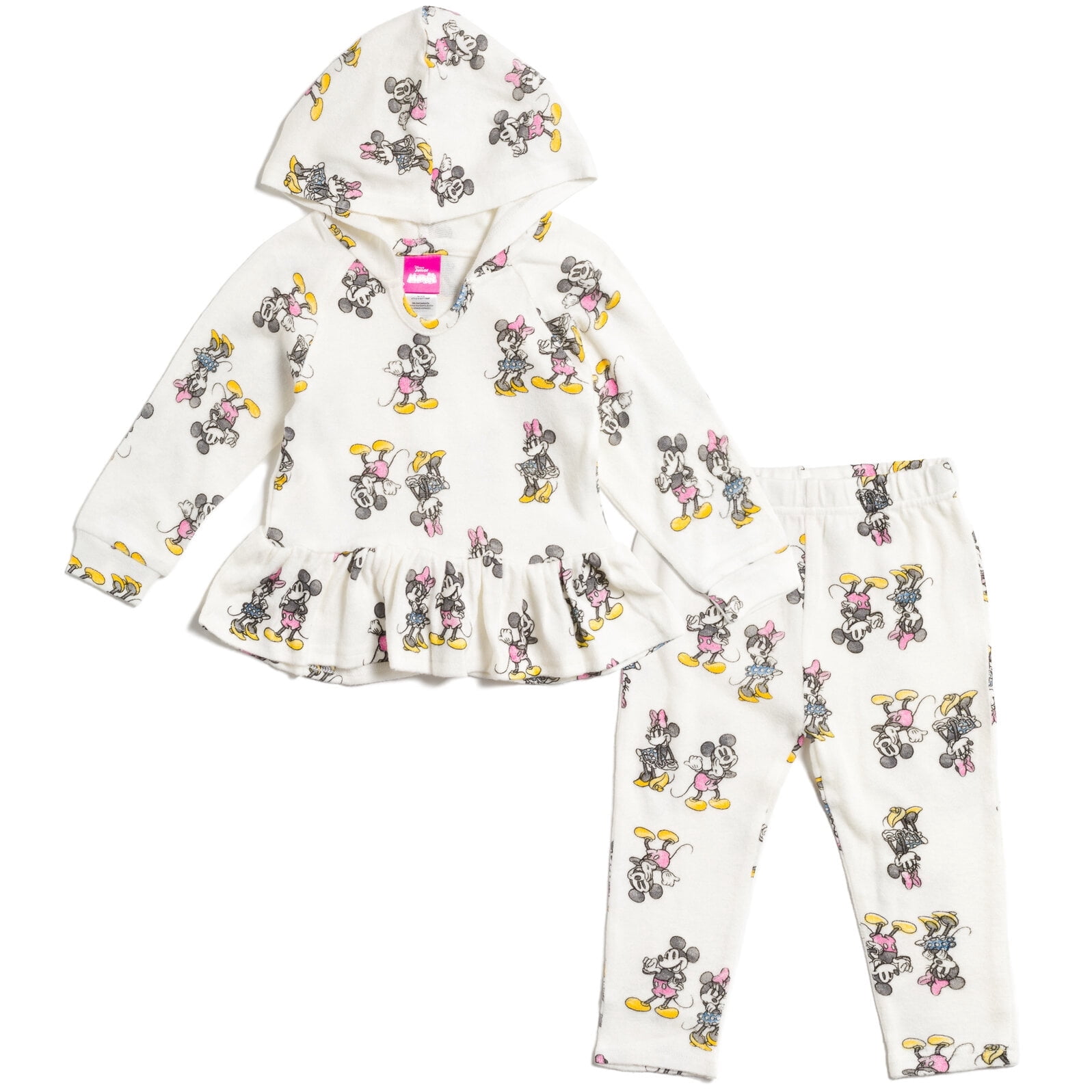 Disney Mickey Mouse Minnie Mouse Pullover Hoodie and Pants Outfit Set ...