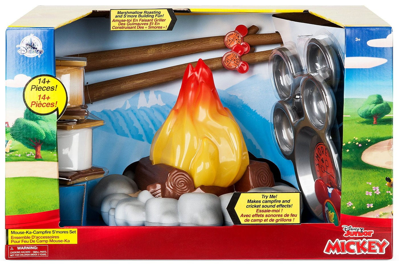 Disney Mickey Mouse Mouse-Ka-Campfire S'mores Set - Walmart.com